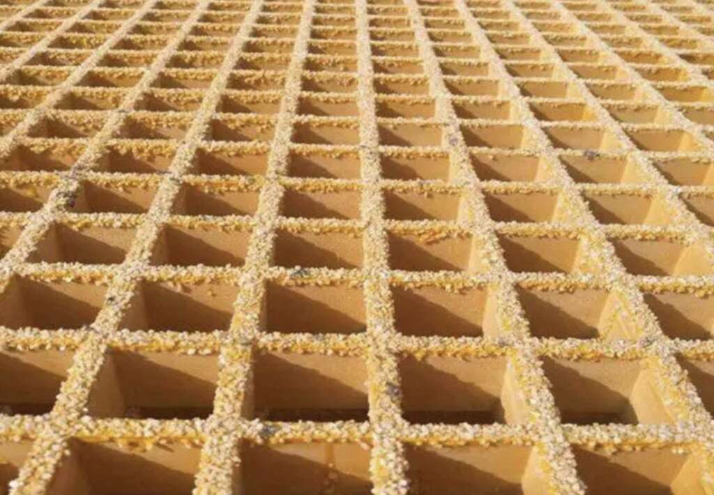 FRP Grating Anti-Slip Surface with Silica Sand